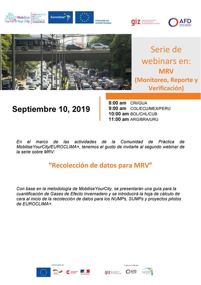 Data collection for MRV | MobiliseYourCity