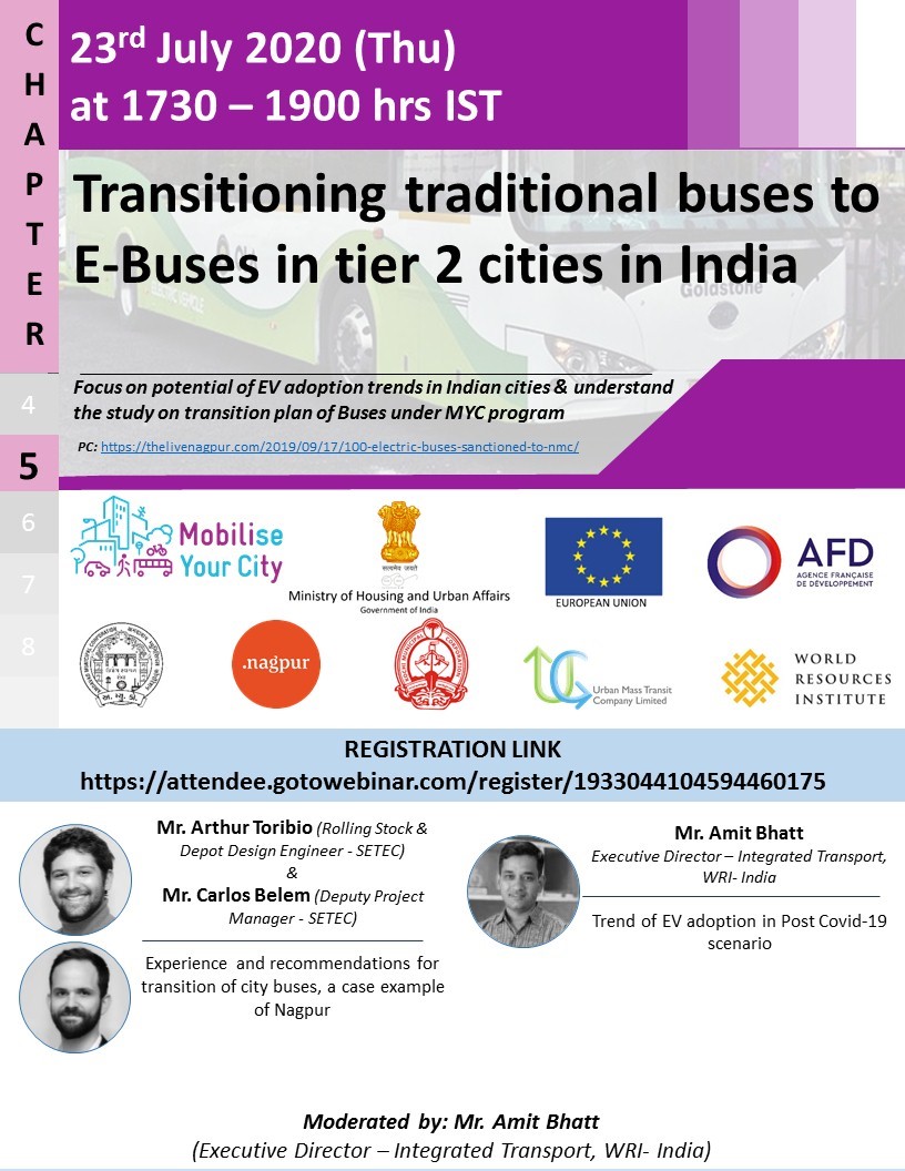 Webinar on Transitioning traditional buses to E-Buses in tier 2 cities ...
