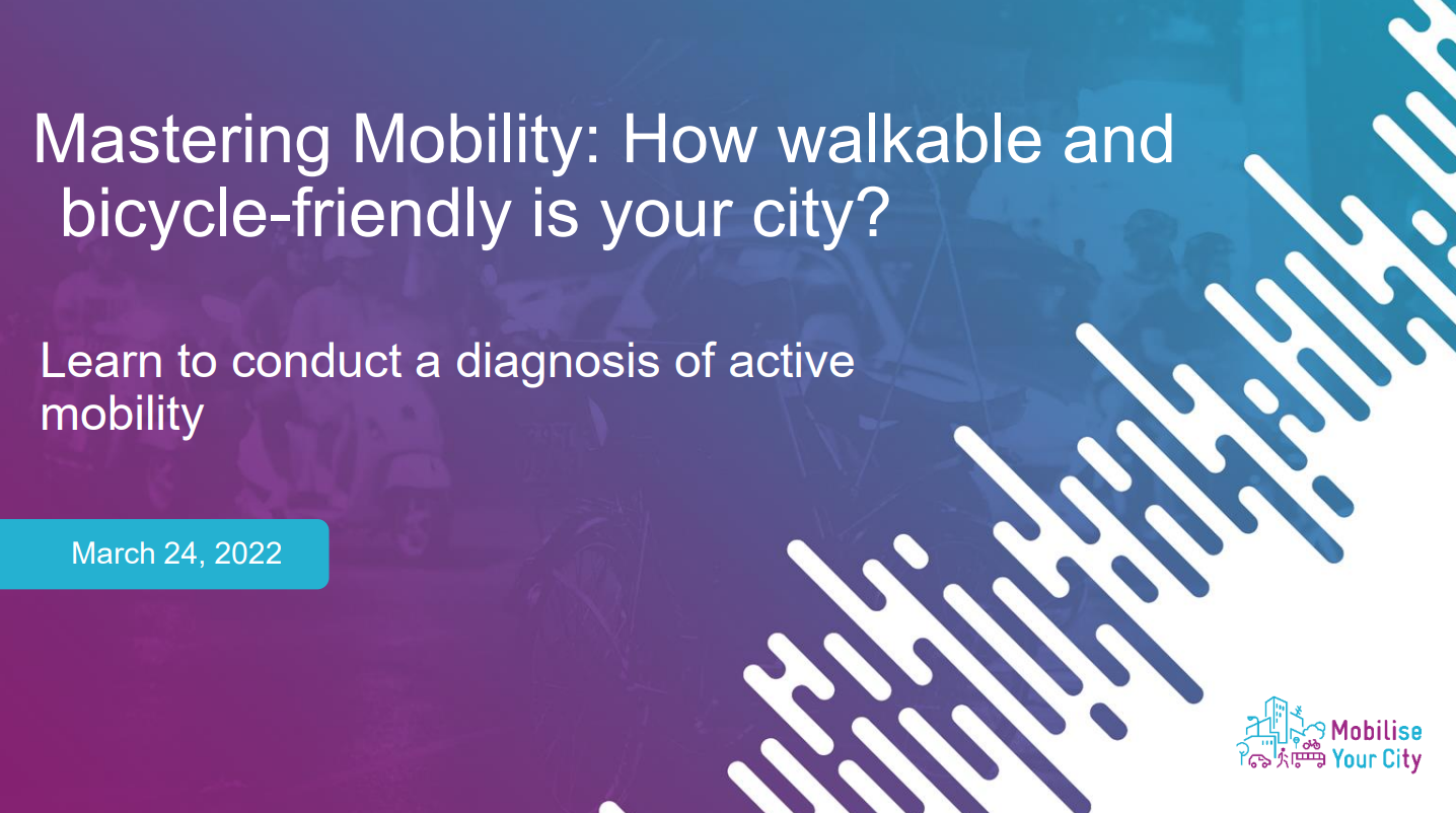 How walkable and bicycle-friendly is your city? Learn to conduct a ...