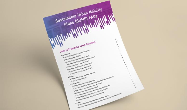 Boîte à Outils Plans de Mobilité Urbaine Durable (PMUD) | MobiliseYourCity